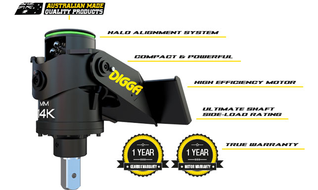 Anchor drives for mini loaders - Digga Australia